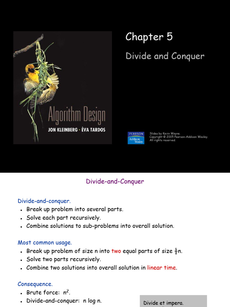 05 Divide and Conquer | PDF