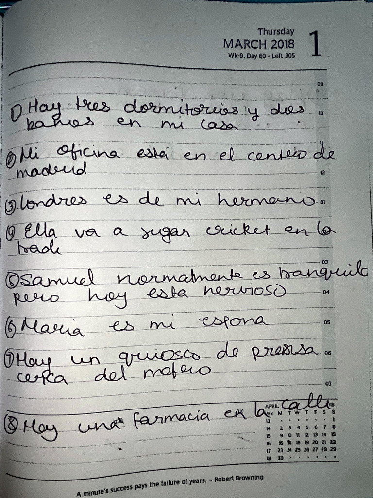 Spanish Assignment 1 | PDF