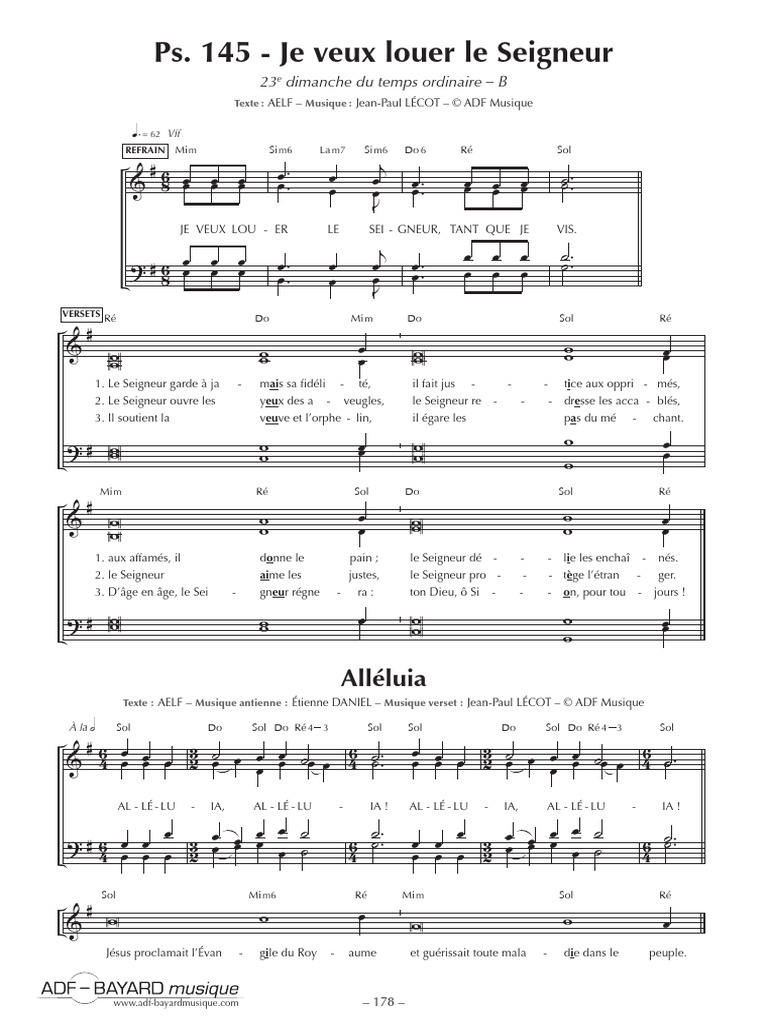 Psaume 145 Lécot | PDF