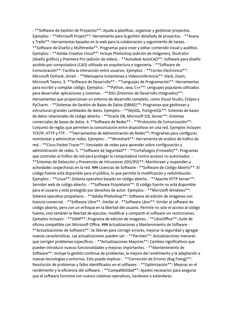 Software de Gestión de Proyectos | PDF Software de Gestión de Proyectos | PDF