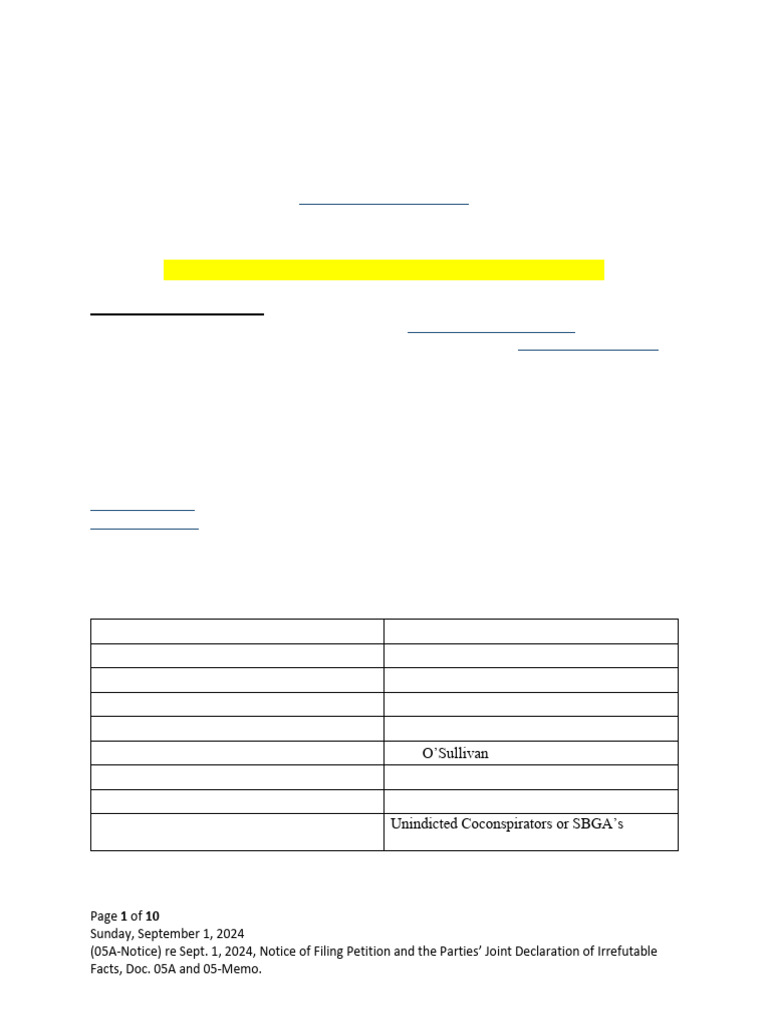 (05A-Notice) 09.01.24 Re Notice of Filing Petition and The Parties ...