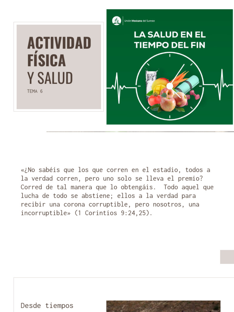 TEMA 6 - Actividad física y salud | PDF