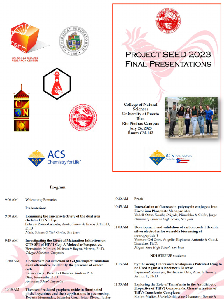 Programa SEED 23 | PDF