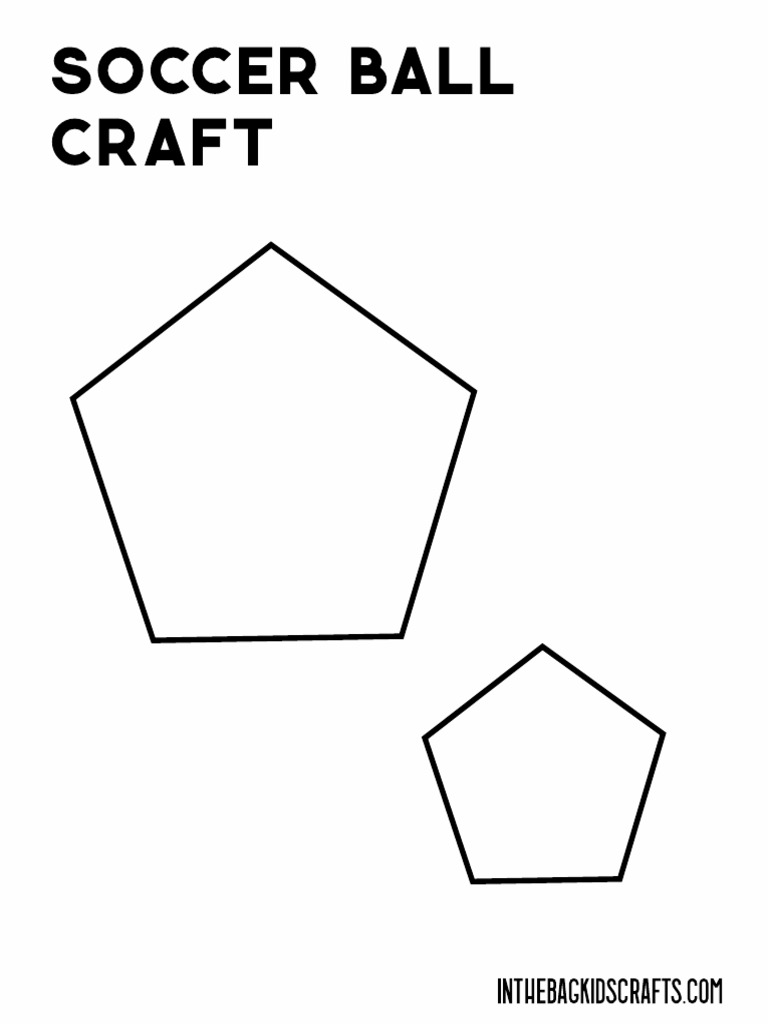 Soccer Ball Template Printable