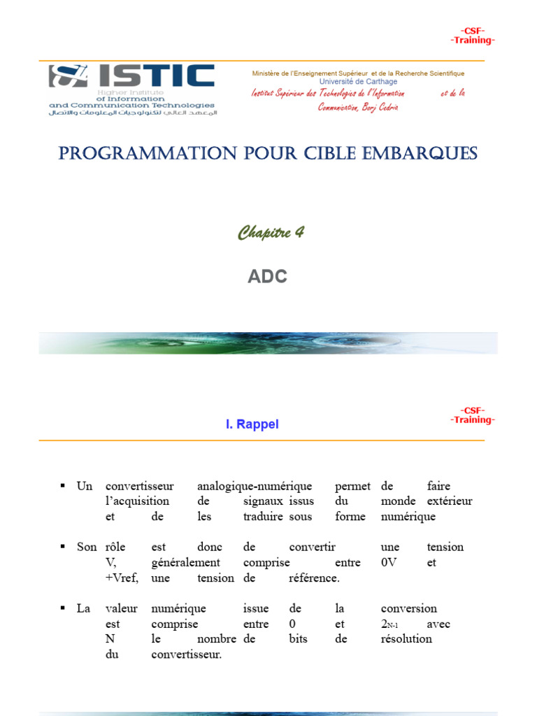 Chapitre4 ADC | PDF
