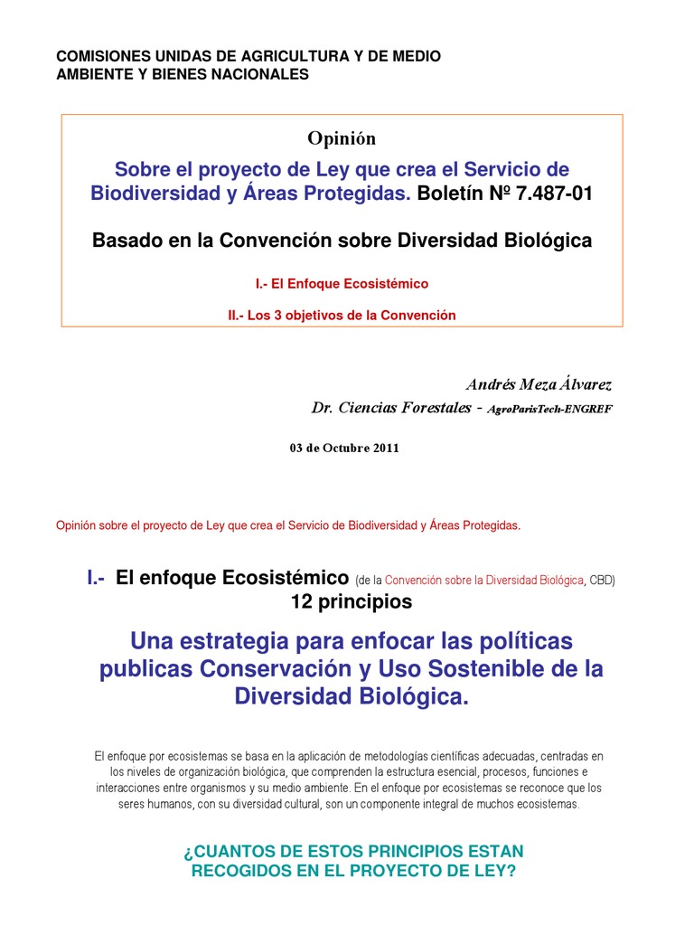Andrés Meza Presentación | PDF | Biodiversidad | Ecosistema