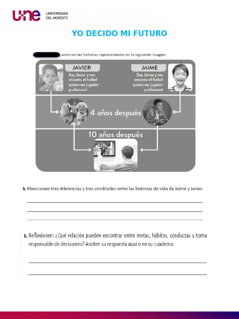 Plantilla de Word YO DECIDO MI FUTURO | PDF