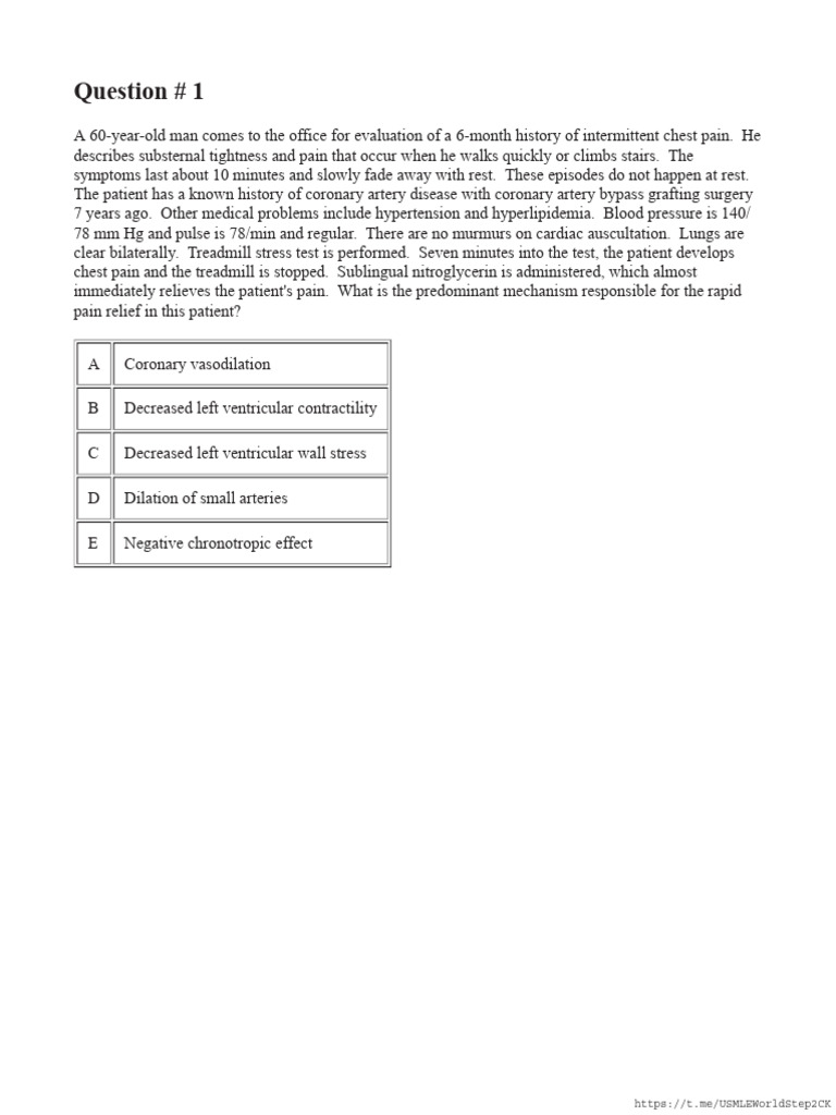 2021 UW CK Ambulatory Medicine - @USMLEWorldStep2CK | PDF