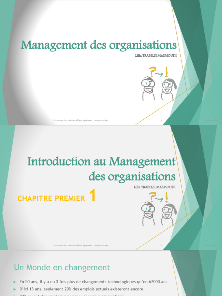 Cours Management ESSAI Chap1 | PDF