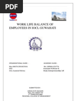 A Project Report ON "Work Life Balance of Employees: Submitted To | PDF ...