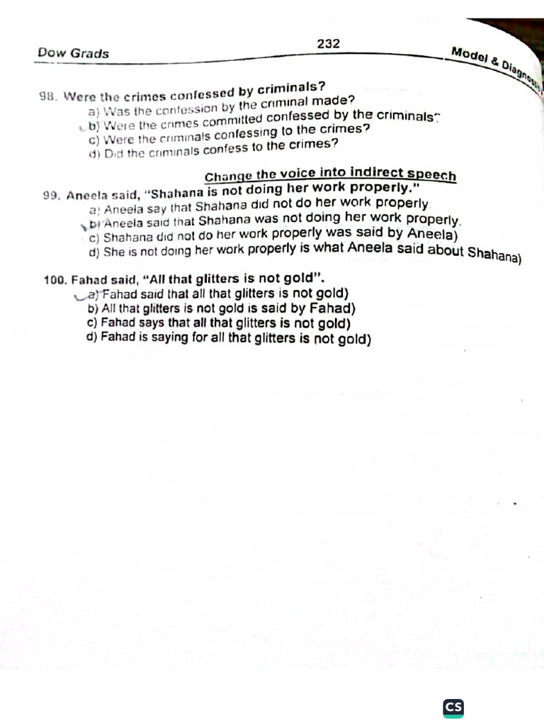 Mdcat English Past Papers Mcqs | PDF