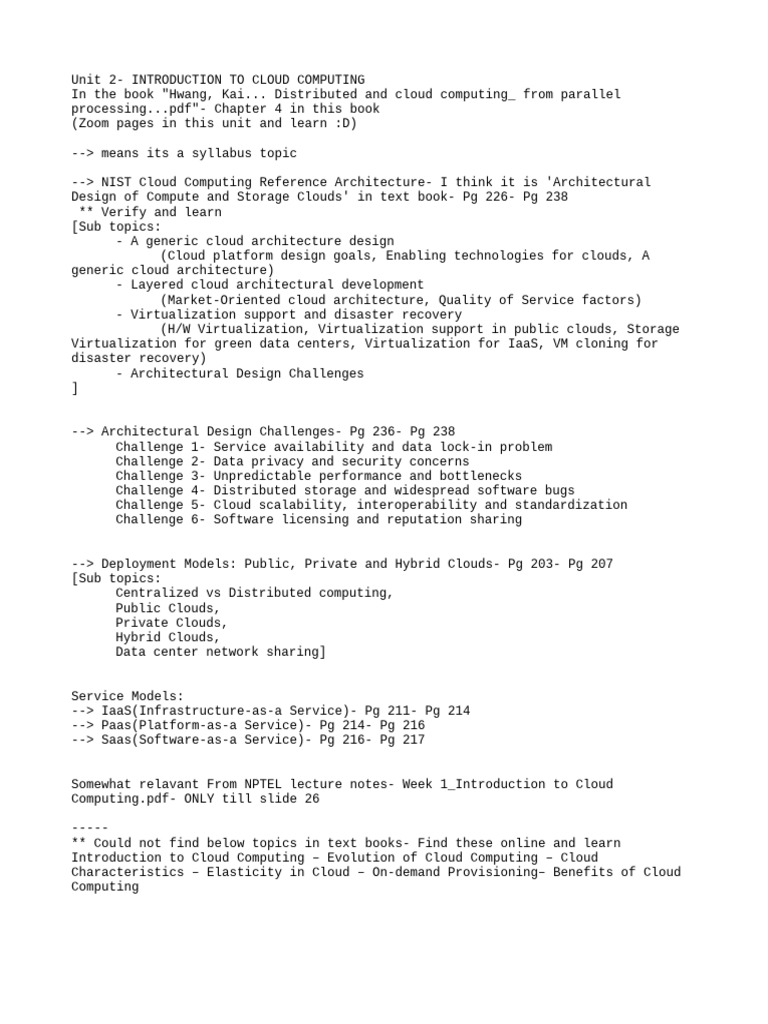 D and CC Unit 2 | PDF
