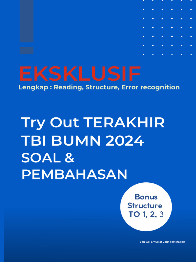 Eksklusif To Tbi Bumn 2024 | PDF