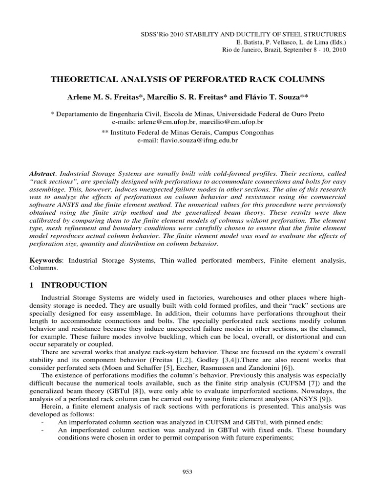 Theoretical - and - Experimental - Analysis - of Perforated | PDF