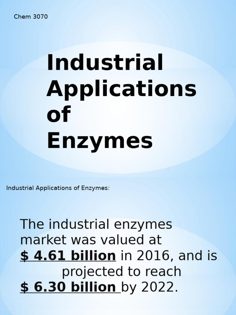 Industrial Applications Of Enzymes Pdf