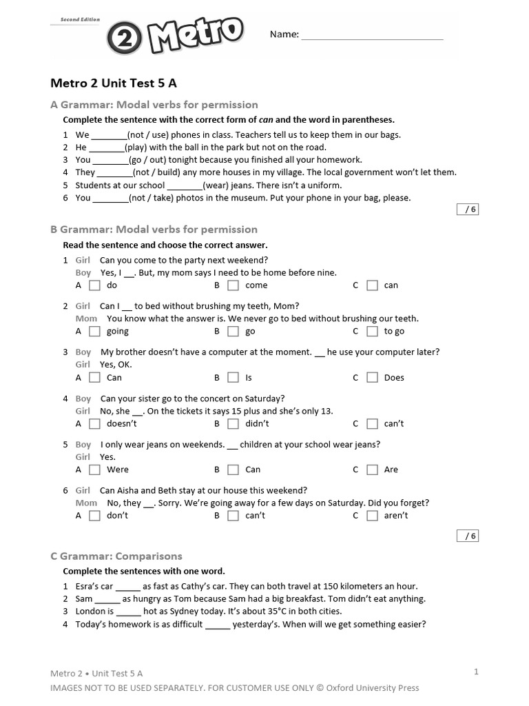Metro 2 Unit 5a-300dpi | PDF