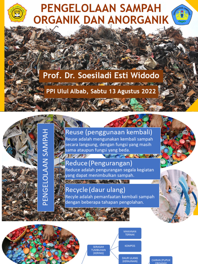Pengelolaan - Sampah - Organik Dan Anorganik - Sew - 2022 | PDF