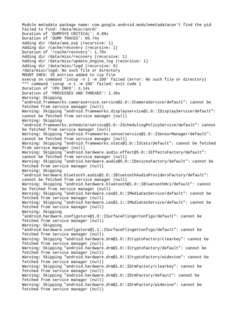Bugreport Dandelion - Global QP1A.190711.020 2024 06 13 02 25 04 ...