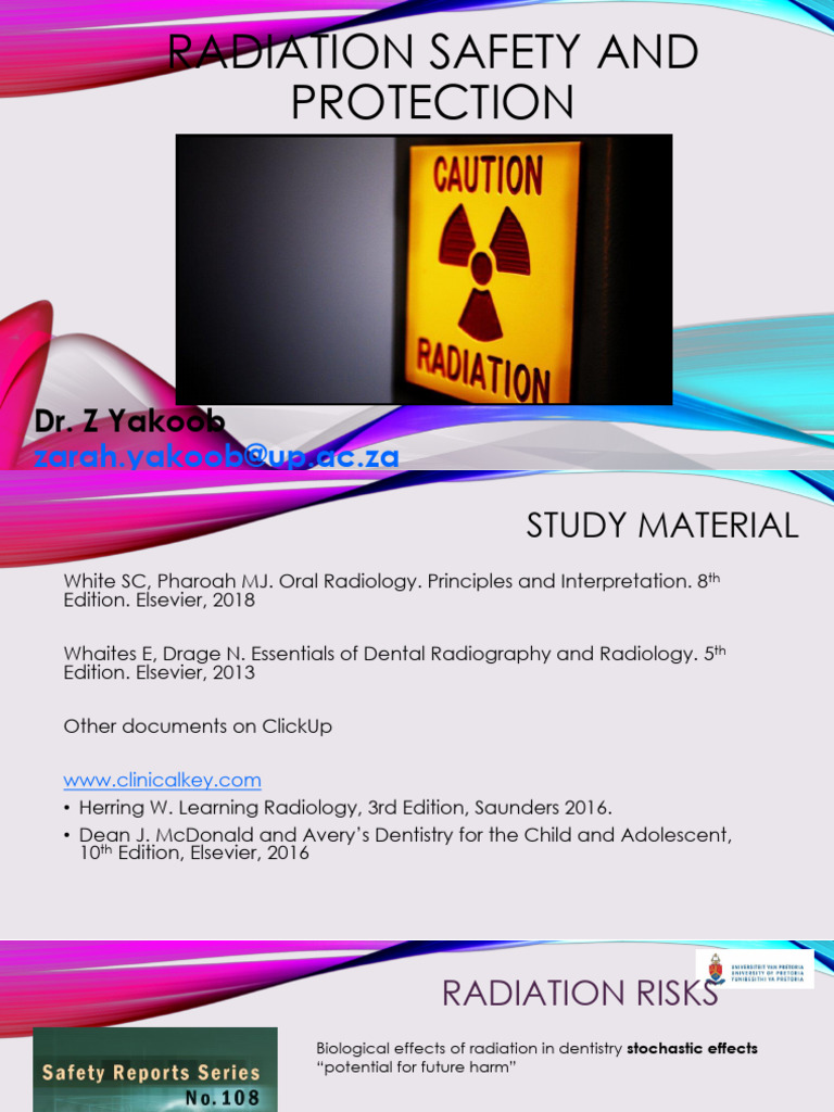 Radiation Safety and Protection | PDF