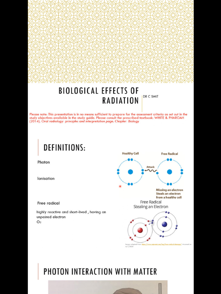 Biological Effects of Rad. | PDF