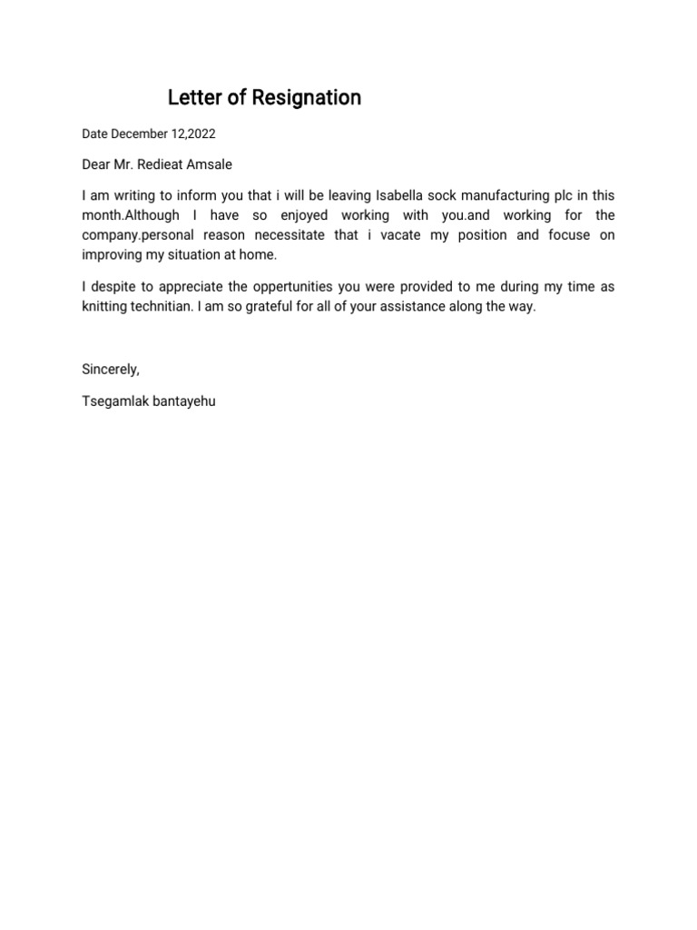 Letter of Resig-WPS Office | PDF