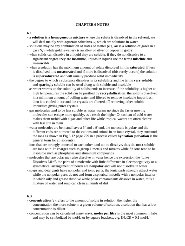 Notes Sch3u Unit 4 | PDF