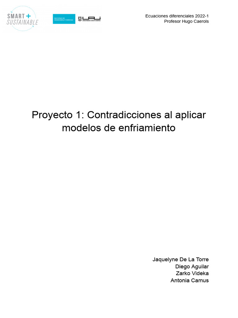 Proyecto.1 EDO | PDF