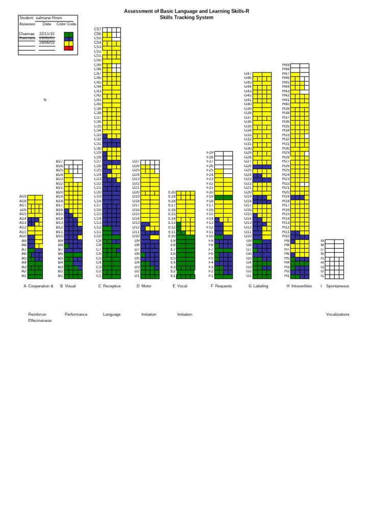 Ablls R Tracking System | PDF