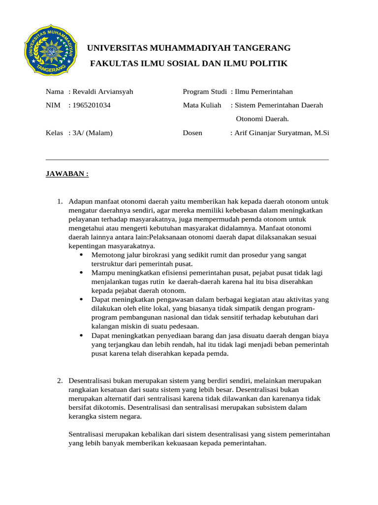 Uts - SPD - Revaldi Arviansyah | PDF