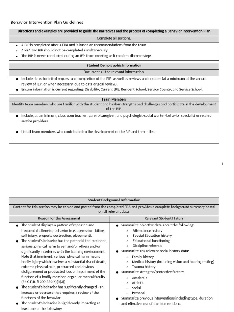 BIP Guidelines | PDF