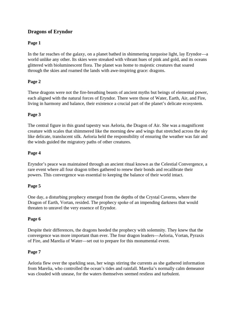 Dragons of Eryndor | PDF