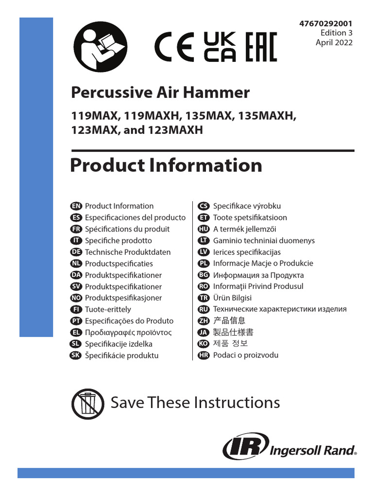 119,123,135MAX Product Info | PDF