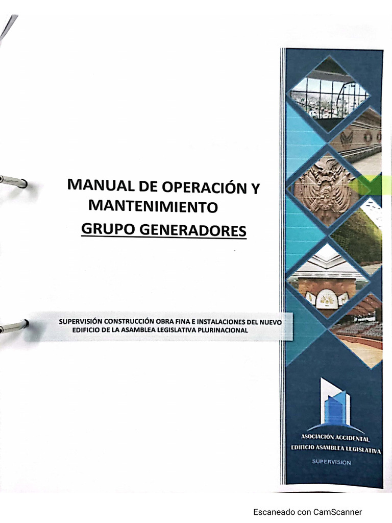 Manual de Operacion y Mantenimiento Grupo de Generadores | PDF