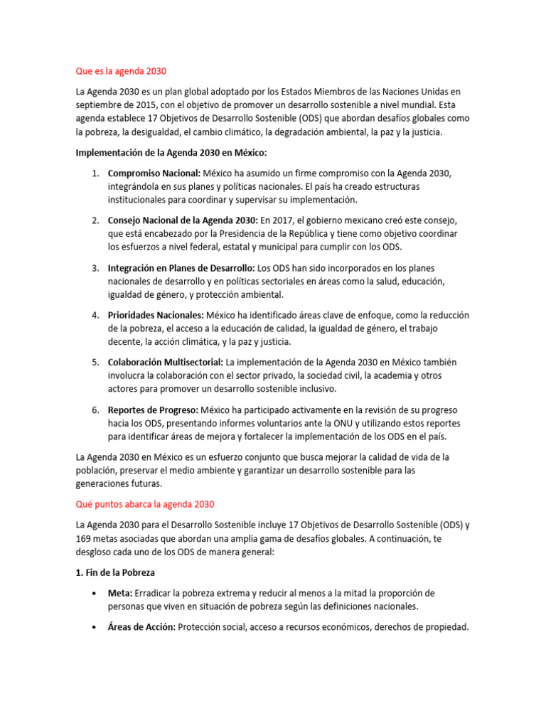 Agenda 2030 | PDF