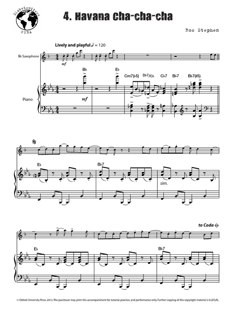 Havana Cha-Cha-Cha Accompaniment | PDF