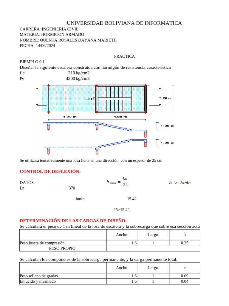 Practica Escaleras | PDF
