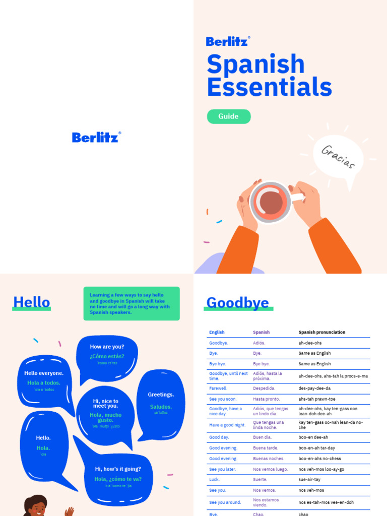 Spanish Essentials-Booklet | PDF