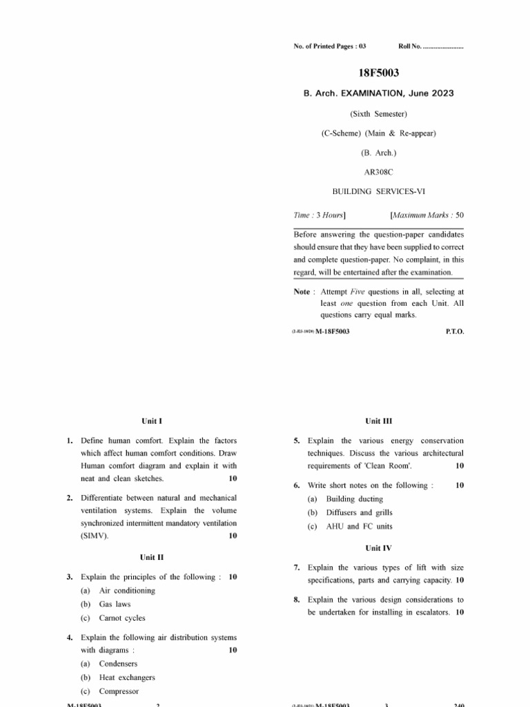 BS Question Paper | PDF