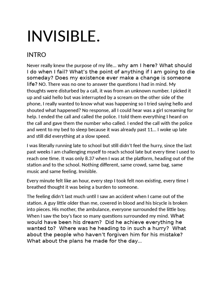 INVISIBLE | PDF