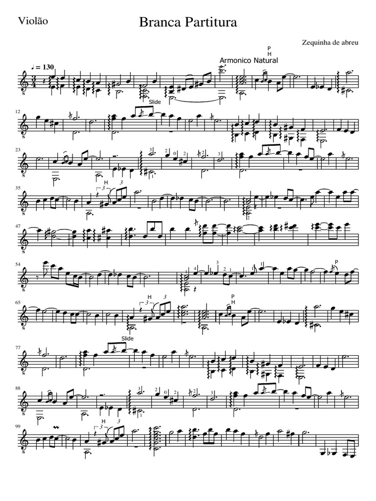 Branca Partitura-2 | PDF