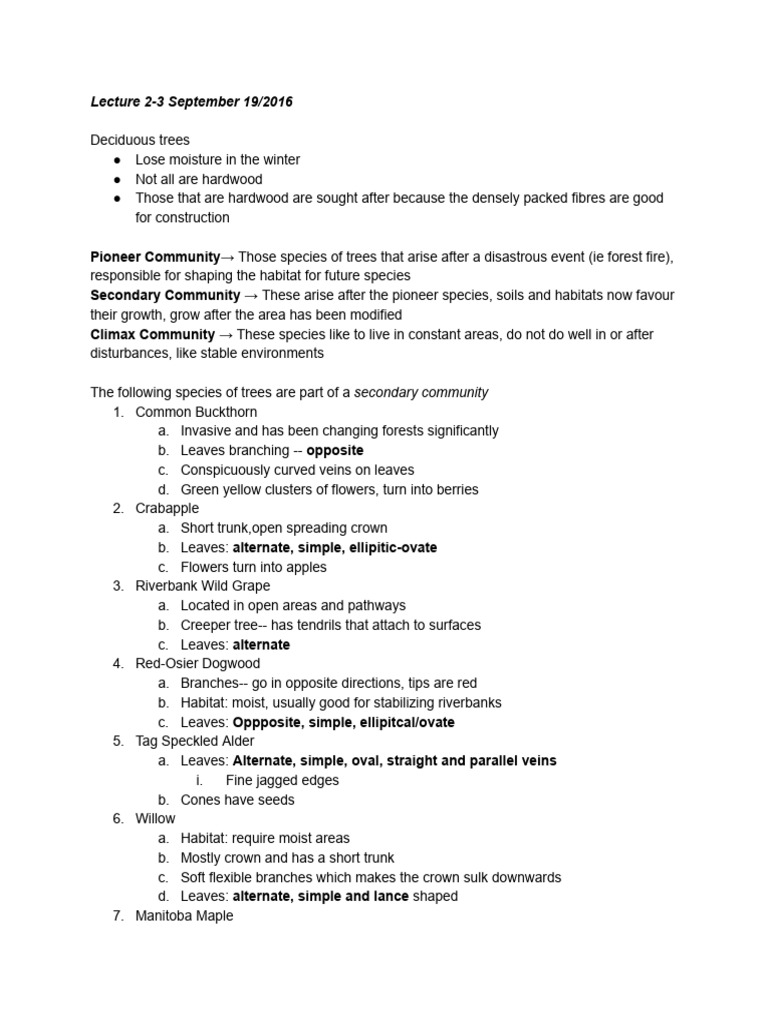 BIOL 350 Ecosystem Ecology Notes | PDF | Primary Production | Natural ...