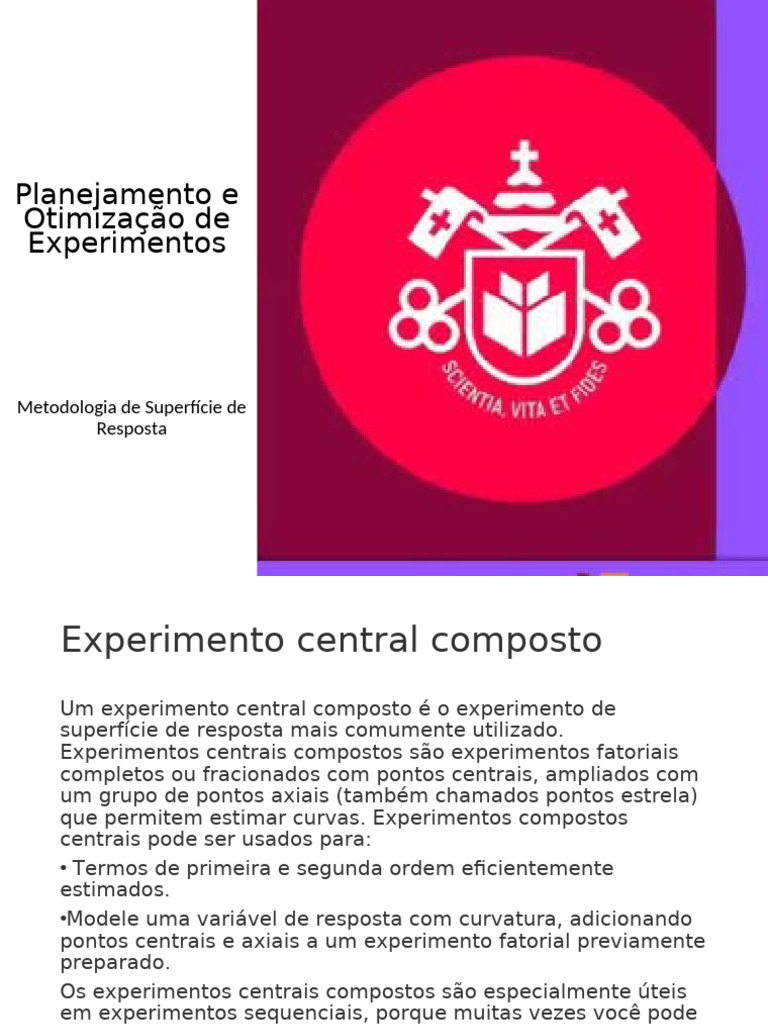 Metodologia de Superfície de Resposta (RSM) - Minitab 3 | PDF