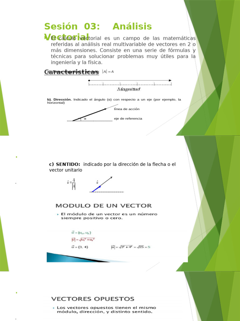 Vectores Unac (Sesión 03) | PDF