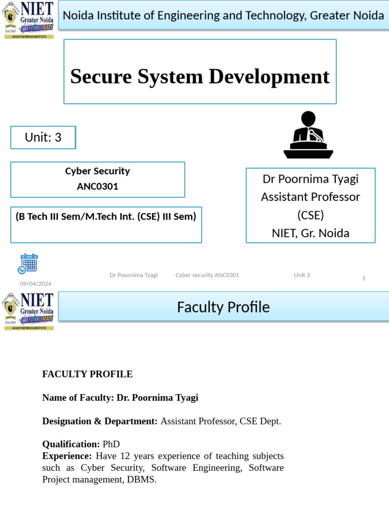 Unit3_CS Secure system development | PDF