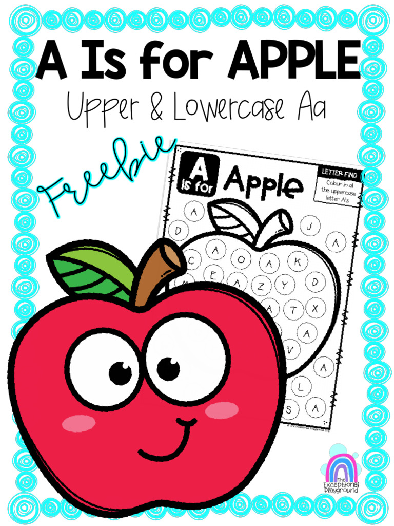 Upper & Lowercase Aa: Free Bie | PDF
