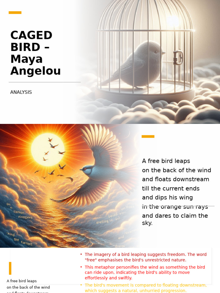 Caged Bird - Maya Angelou | PDF