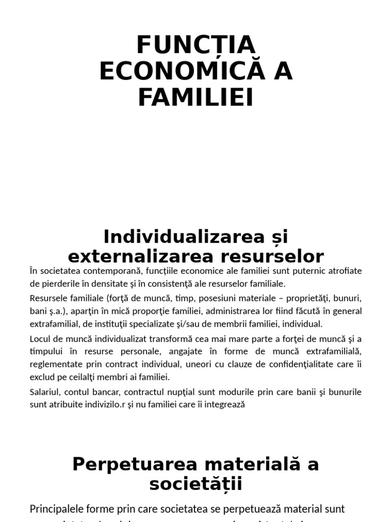 Functia Economica | PDF