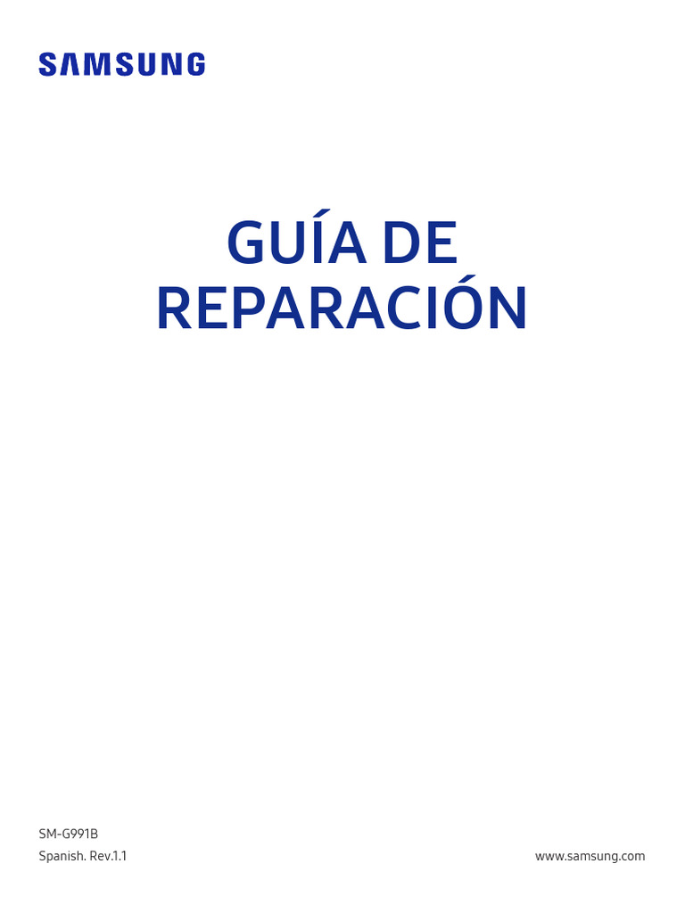 SM-G991B RepairGuide Open Spa Rev.1.1 230629 | PDF | Technology ...
