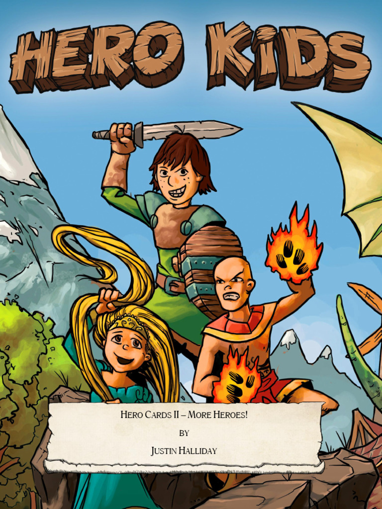 Hero Kids - Fantasy Expansion - Hero Cards - Heroes II - BW | PDF