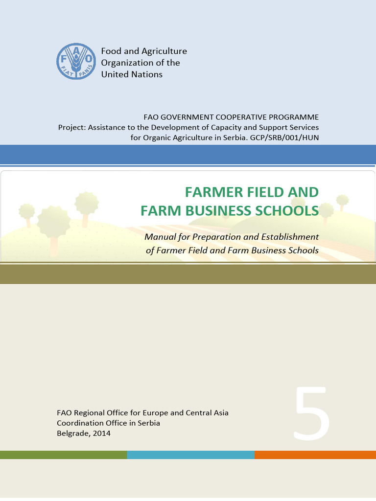 P05EN Farmer Field and Farm Business Schools Manual GCPSRB001HUN 1 ...